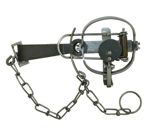 Bridger #1 Single Long Spring Trap - Sure-Grip