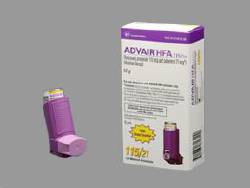 Advair Hfa Steroid / Beta-adrenergic Agonist Fluticasone / Salmeterol ...
