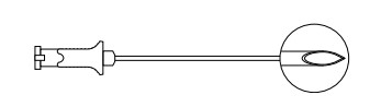 Angiographic Needle, 21 ga x 3-1/5" Luer Lock Tri-Bevel Straight Style ...