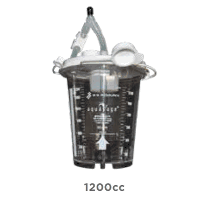 Aquavage Fat Harvesting Canister, 1200cc, 6' Harvest Tubing, Transfer ...