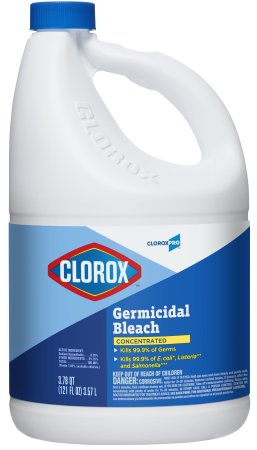 Bleach, 121 oz. Liquid Concentrate Sodium Hypochlorite Manual Pour Jug ...