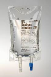 Caloric Agent, Dextrose/Water 5%, 100 mL bags, Viaflex® Plastic ...