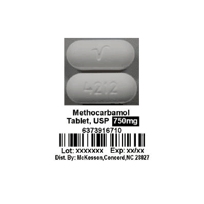 Centrally Acting Skeletal Muscle Relaxant Methocarbamol 750 Mg Unit ...