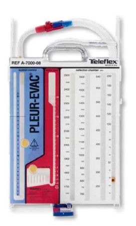 Chest Drain 2500 mL, Pleur-Evac A-7000-08LF, Single Chamber with Self ...