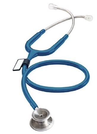 Classic Stethoscope, Blue, Single Lumen, 1-Tube, Comfort Seal Ear Tips ...