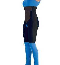 Compression Garment High Waist, Above Knee Black Large - Compression ...