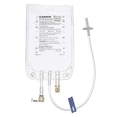Empty IV Bags, EVA 250 mL Mixing Container Single Chamber Pinnacle ...