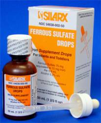 Ferrous Sulfate Supplement Silarx 15 Mg Drops 50 Ml volume by Silarx ...