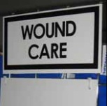 Fine Signs WOUND CARE 24" Width X 12" Height, Each - Healthmark