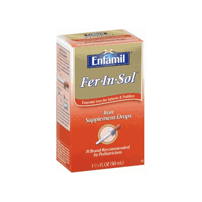 Iron Mineral Supplement, 1.6 oz. Oral Drops, Unflavored, 15 mg Strength ...