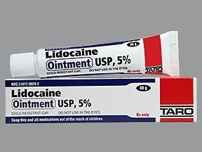 RX - Dr's License is required Local Anesthetic, 5% 30 Gram Lidocaine ...