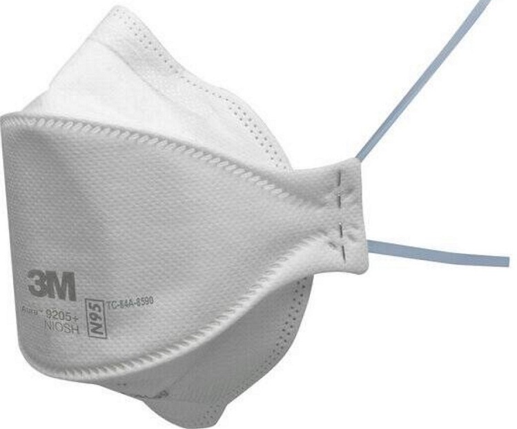 N95 Mask by 3M 9205+ (IN STOCK) Particulate Respirator Aura, Flat Fold ...