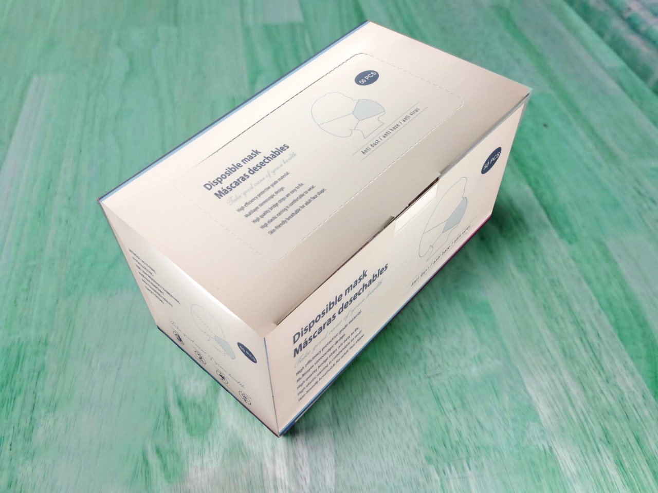 Procedure Ear Loop Mask sold as 50/bx, color: Blue