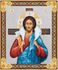 Christ the Good Shepherd, Gold Foil Orthodox Icon with Stand, Medium ...