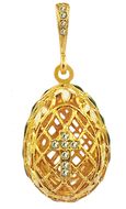 FABERGE STYLE JEWELRY PENDANTS AND EGGS - at Holy Trinity Store