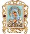 Virgin Mary Extreme Humility, Jeweled Framed Icon With Stand and Chain ...