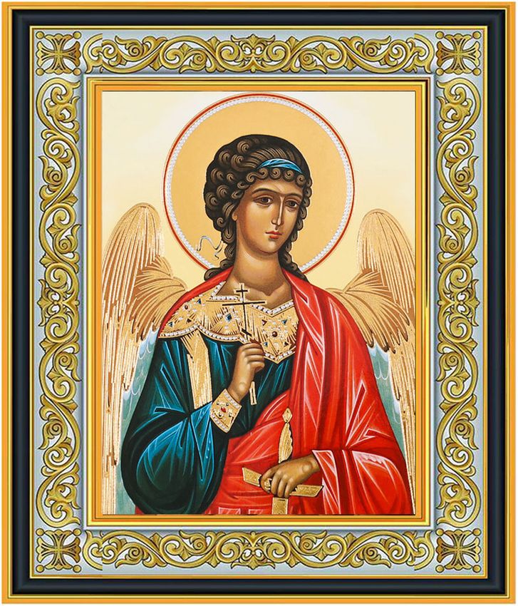 Guardian Angel, Framed Orthodox Icon with Stand - at Holy Trinity Store