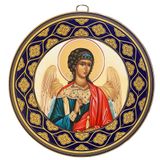 Round Framed Orthodox Icons, Wooden Based - at Holy Trinity Store