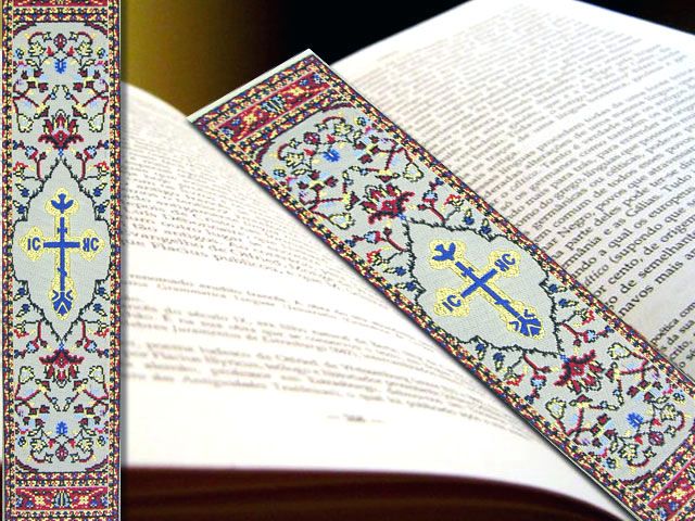 IC XC Cross, Set of 3 Tapestry Icon Book Markers, Red - at Holy Trinity ...