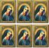 Virgin Mary of Sorrows, Set of 6 Gold Foiled Prayer Cards - at Holy ...