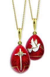 Reversible Egg Pendant "Holy Spirit/Cross" with Chain - at Holy Trinity ...
