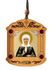 Saint Matrona, Wooden Icon Shrine Pendant on Rope - at Holy Trinity Store