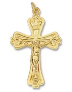 Gold Over Silver (925) Orthodox Crosses - at Holy Trinity Store