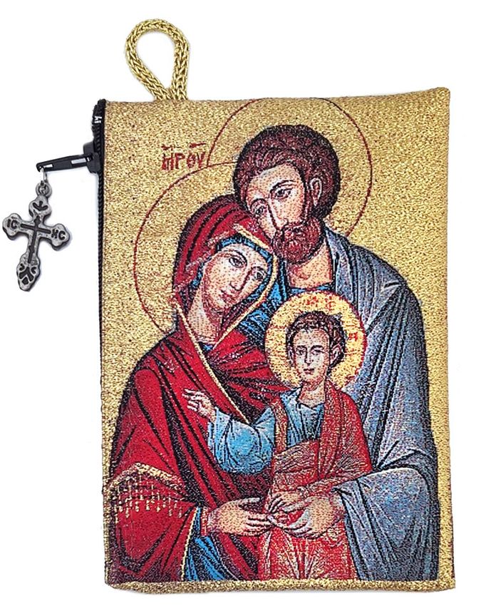 The Holy Family, Rosary Pouch Case - at Holy Trinity Store