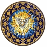 Round Framed Orthodox Icons, Wooden Based - at Holy Trinity Store