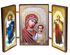 Virgin of Kazan / Archangels Michael and Gabriel, Mini Triptych - at Holy Trinity Store
