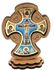 Wooden Standing Cross with Mini Icons - at Holy Trinity Store