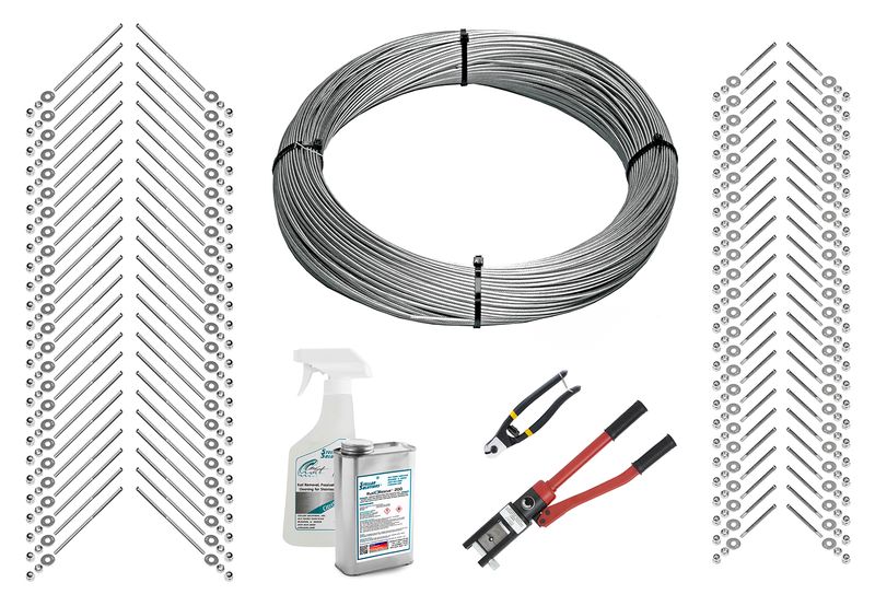 Full Deck™ Cable Railing Kit - 1000ft.