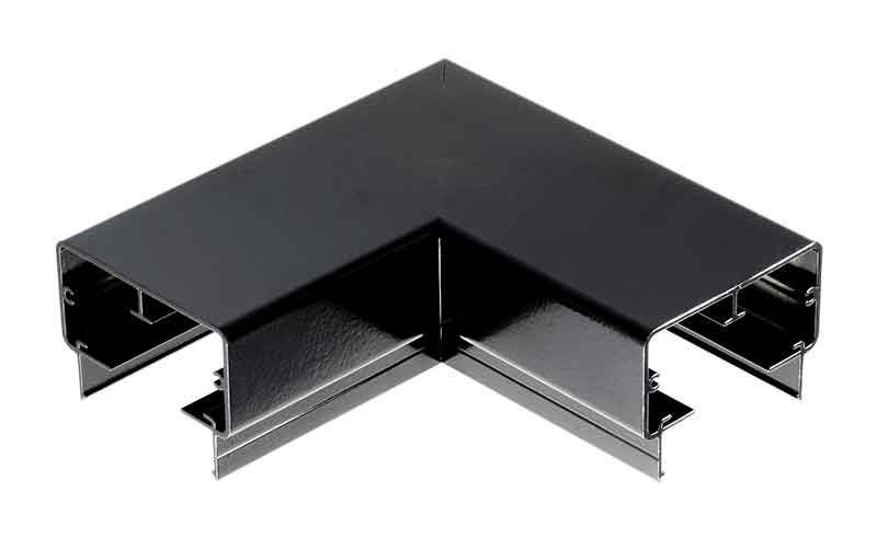 Stainless Cable Railing 90 Degree Rectangular Top Rail Corner