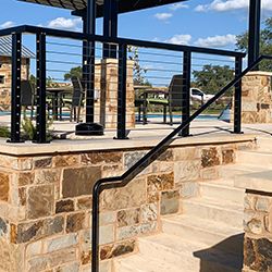 ROUND ALUMINUM HANDRAIL COMPONENTS