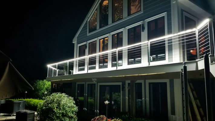 Stainless Steel Round Cable Railing - New York, NY