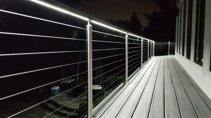 Stainless Steel Round Cable Railing - New York, NY