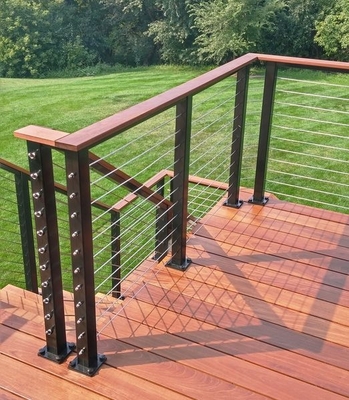 Black Aluminum Cable Railing - Woodbury, MN