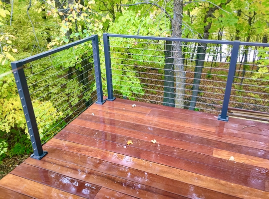 Bronze Aluminum Cable Railing - Fargo, ND