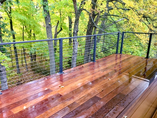 Bronze Aluminum Cable Railing - Fargo, ND
