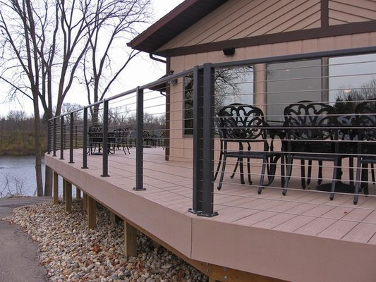 Bronze Aluminum Cable Railing - South Bend, IN