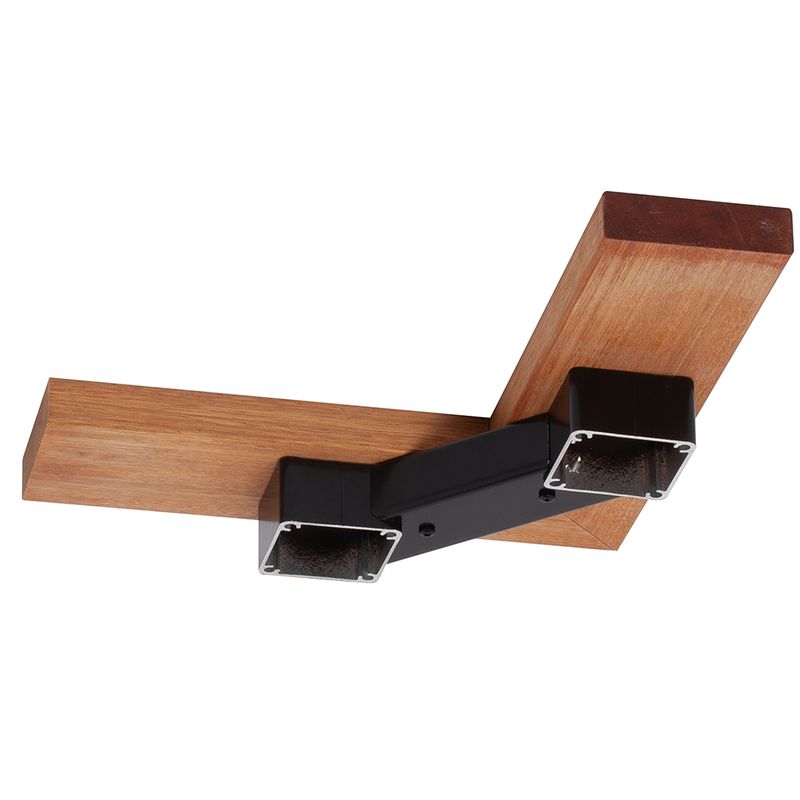 Corner Assembly for Post-To-Post Aluminum Rail