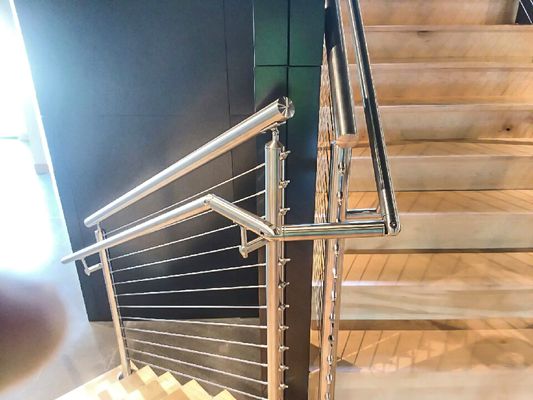 Stainless Steel Round Cable Railing - Kennewick, WA