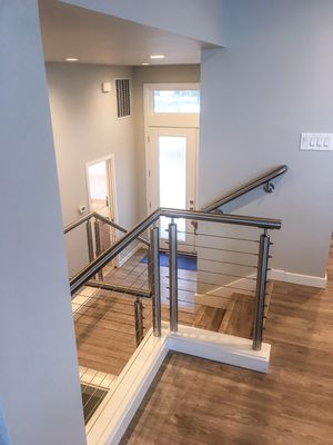 Stainless Steel Round Cable Railing - Pacific City, OR