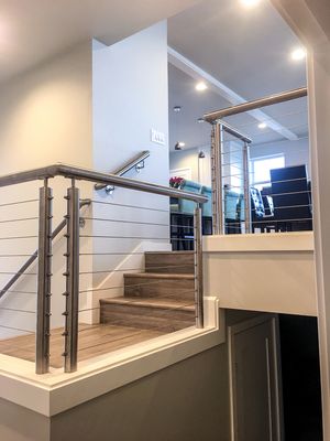 Stainless Steel Round Cable Railing - Pacific City, OR