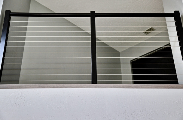 Black Aluminum Cable Railing - Titusville, FL
