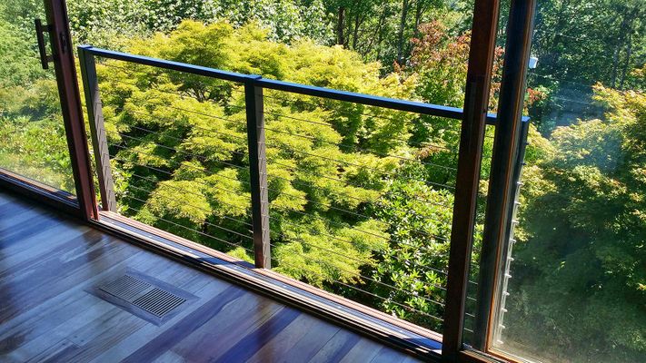 Bronze Aluminum Cable Railing - Vancouver, WA