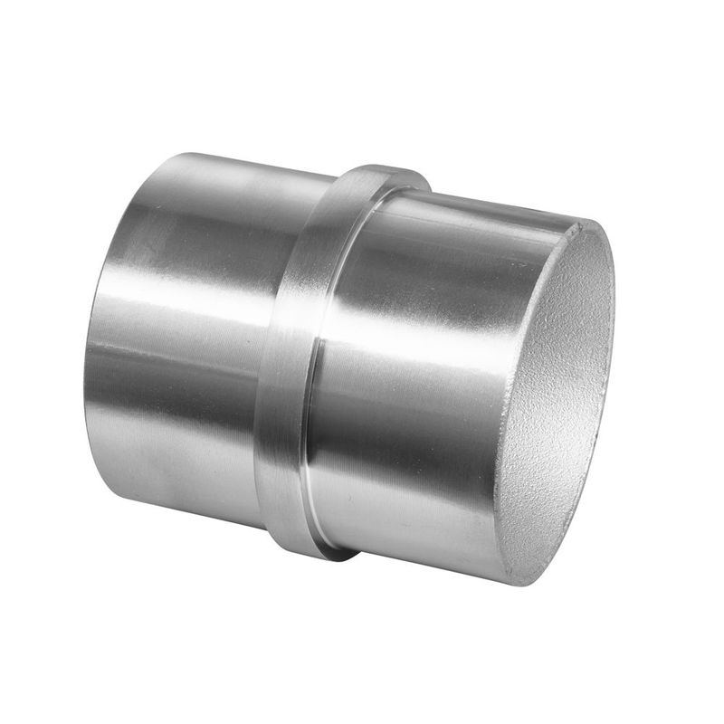 Inline Splice for 2" Round Stainless Steel Railing System.