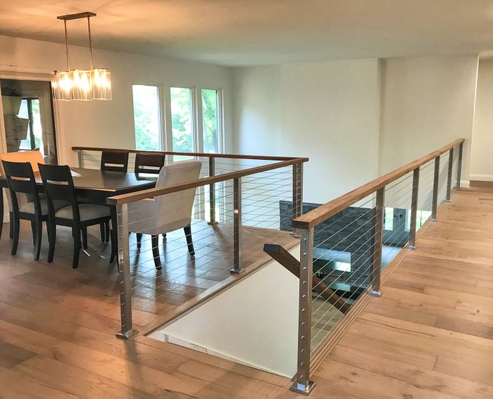 Ipe & Square Stainless Steel Cable Railing - Boulder, CO