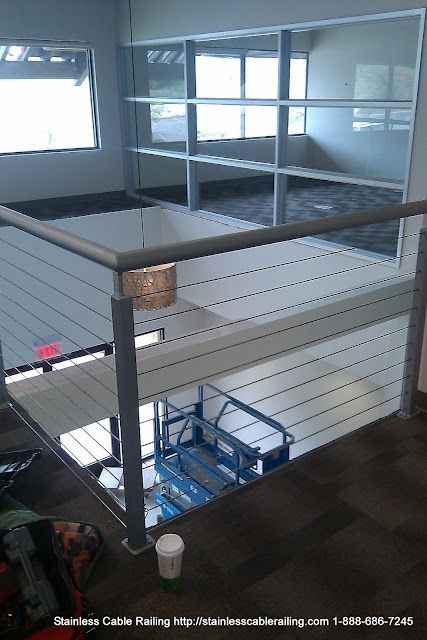 Pre Fab Hand Rail System with Stainless Steel Cable Railing Wire Rope