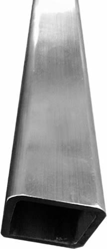 Square Stainless Steel Fascia Mount 42" Un-Drilled Terminal Post